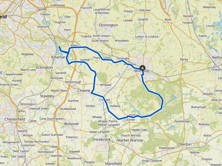 Rother Valley Country Park & Clumber Park loop from Worksop | Vélo de ...